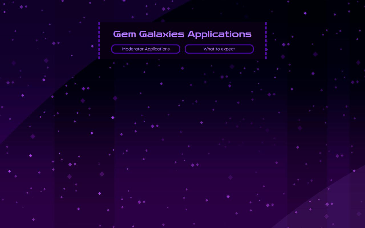 Gem Galaxies Applications
